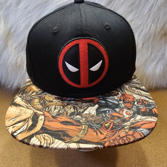 Marvel | Accessories | Deadpool Snapback Original Flatbill Cap 15665 ...